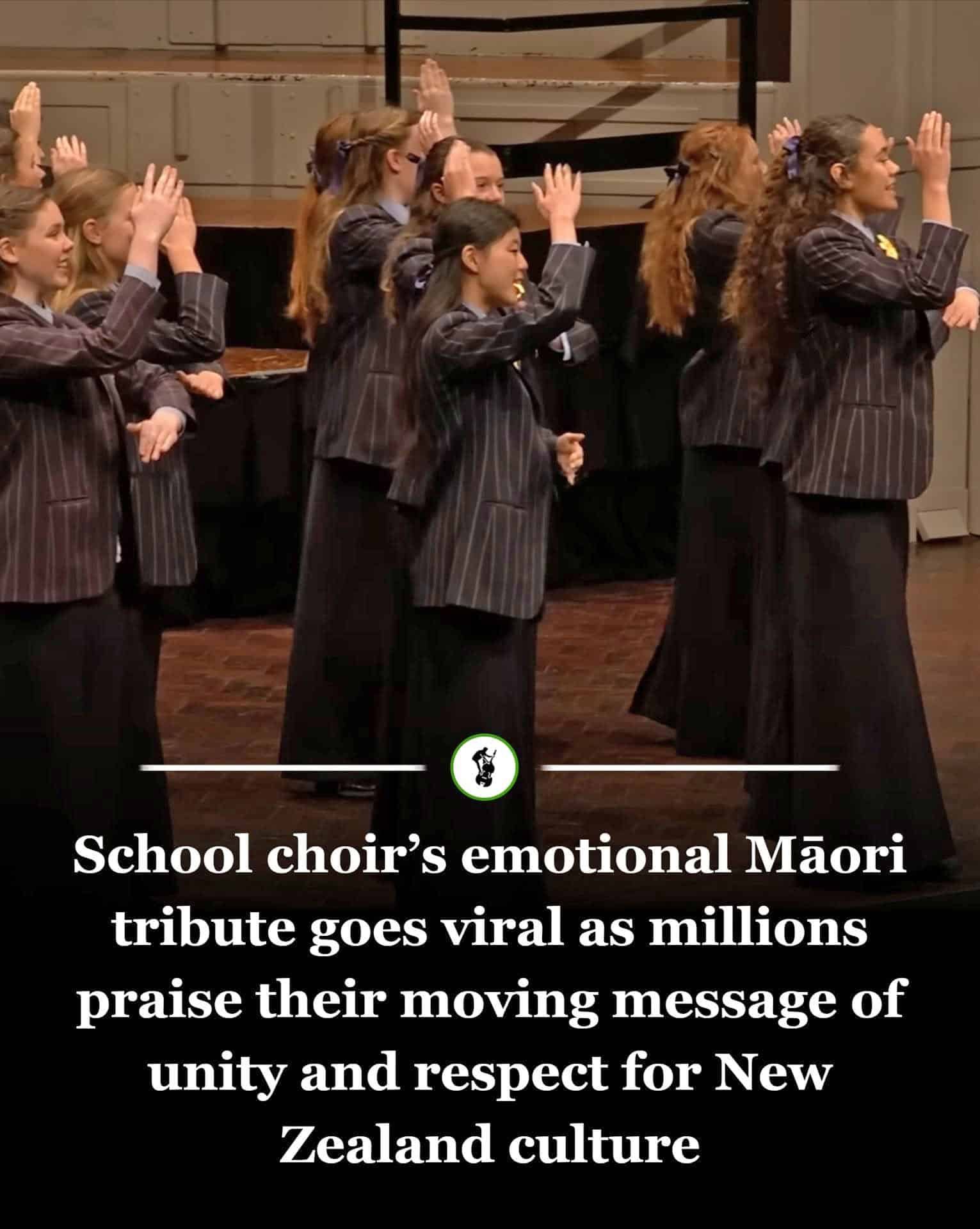 School Choir Celebrates Māori Culture With Breath-taking ‘Te Iwi E ...